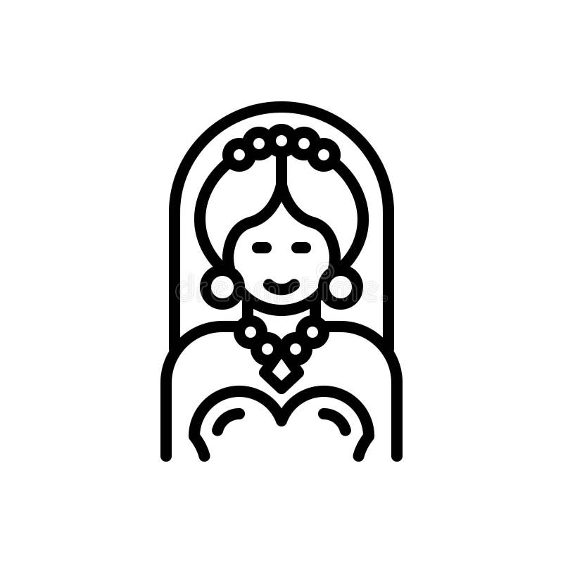 Indian Bride Icon Stock Illustrations – 434 Indian Bride Icon Stock ...