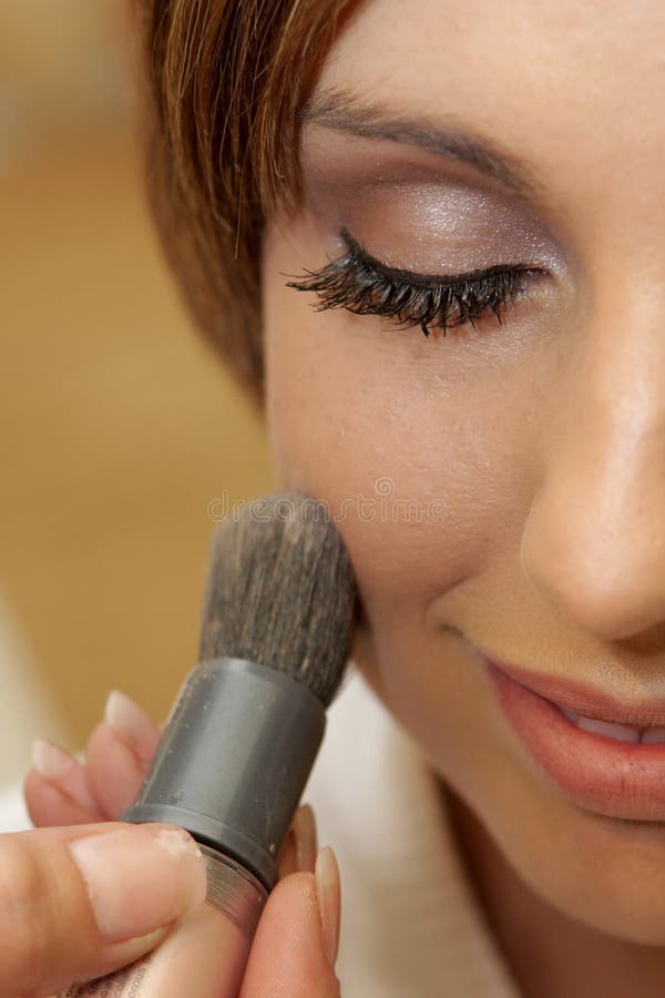 Bridal Makeup stock image. Image of gown, makeup, smile - 5078157