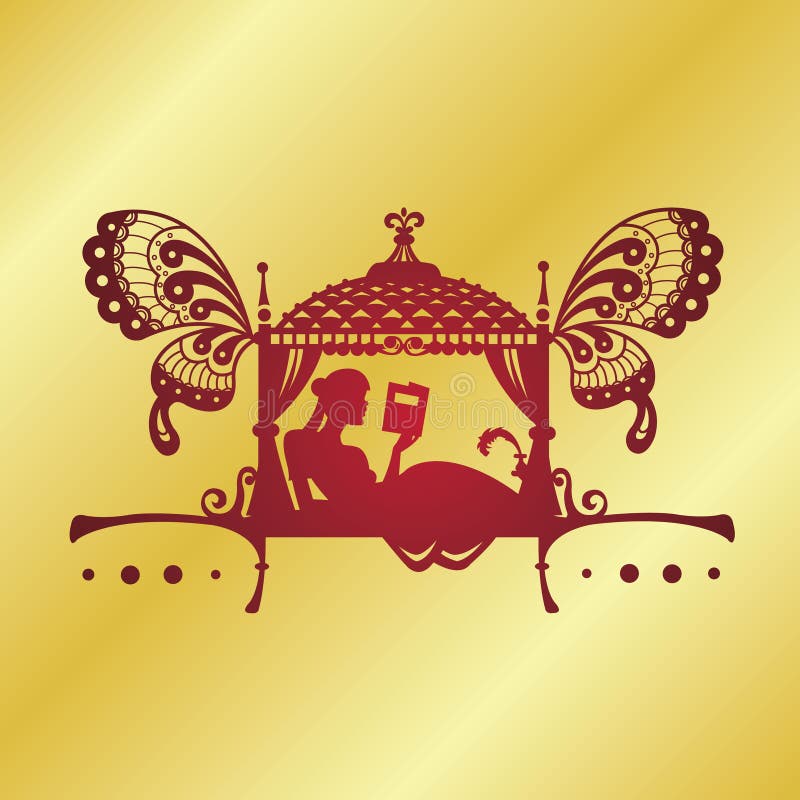 Bridal Palanquin India.doli Silhouette Stock Vector - Illustration of ...