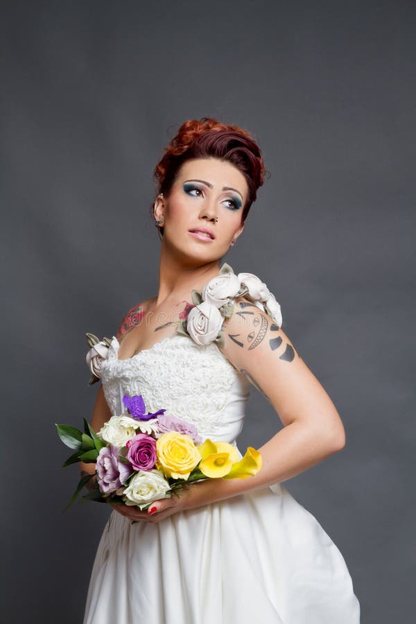Bridal portrait. stock image. Image of 070320c0326, indoors - 2542891