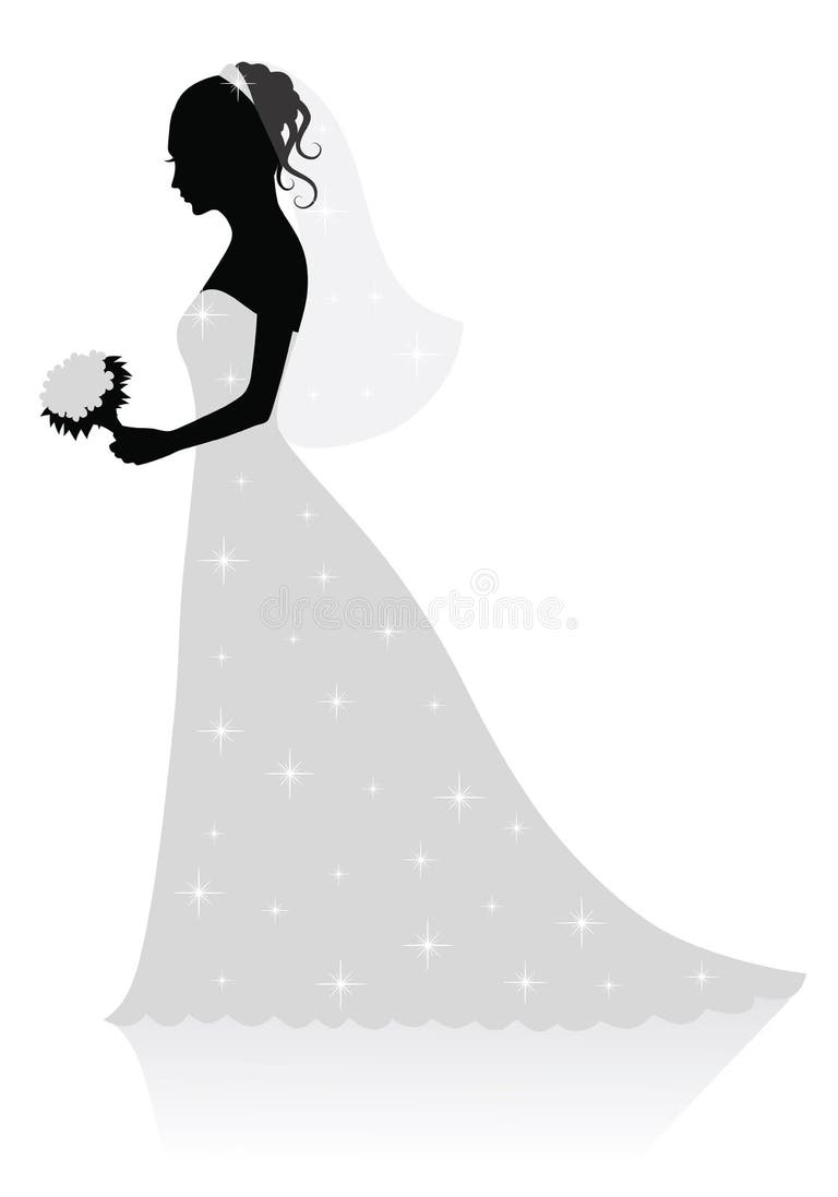 Outline Bride Stock Illustrations – 10,469 Outline Bride Stock ...