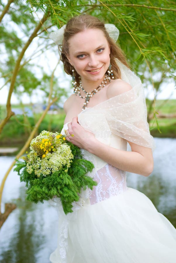 The bride stock photo. Image of holiday, girl, wedding - 12071110