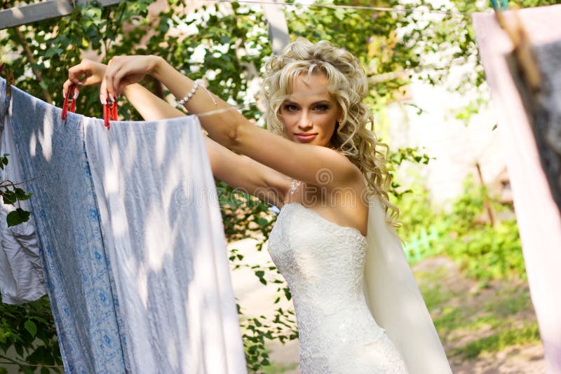 Bride stock image. Image of newlywed, bride, nuptials - 21813413