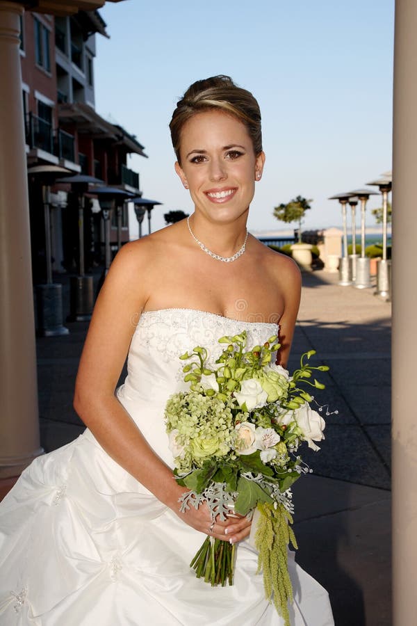 Bride stock photo. Image of young, marriage, roses, smile - 3335342