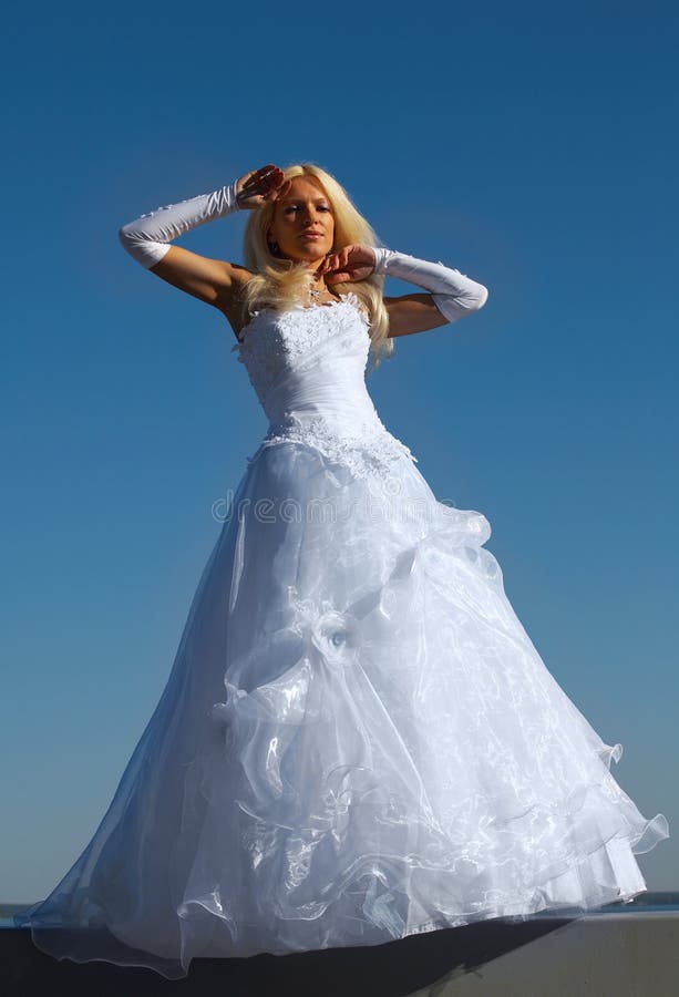 Sad bride stock image. Image of looking, latin, sensuality - 7148103