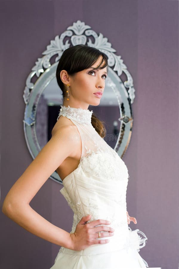 Beautiful bride stock image. Image of fashion, beauty - 5866435