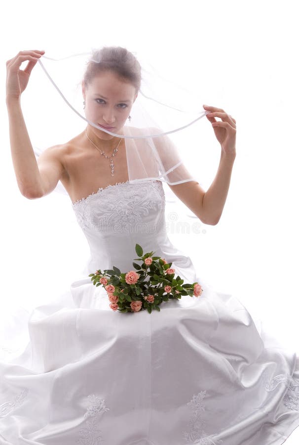 The Happy Bride stock photo. Image of bond, betrothing - 378588