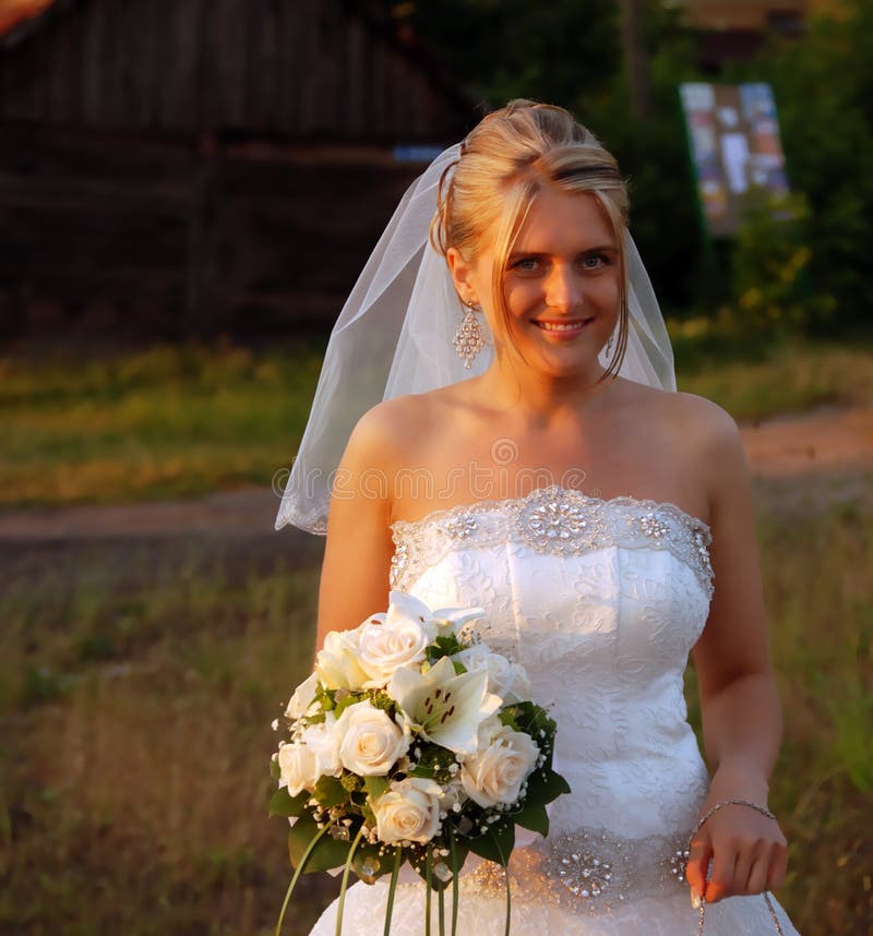 Happy Bride stock image. Image of engaged, life, finally - 840477