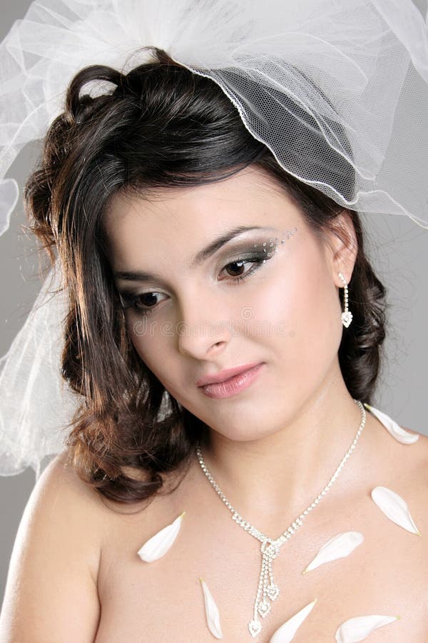 Bride beauty face stock image. Image of female, cosmetics - 91871885