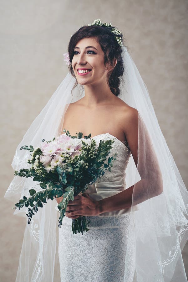 Bride stock photo. Image of pretty, attractive, marriage - 71943160