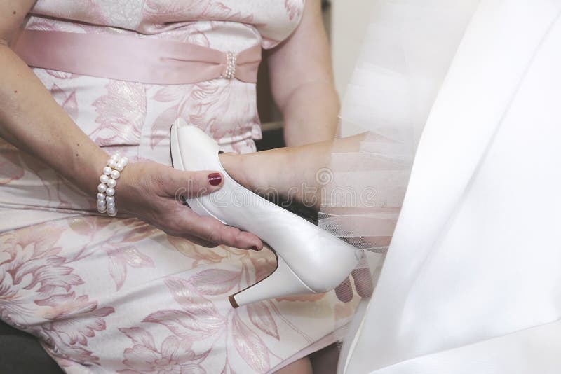 Bride dressing stock photo. Image of marriage, love, romance - 94318114