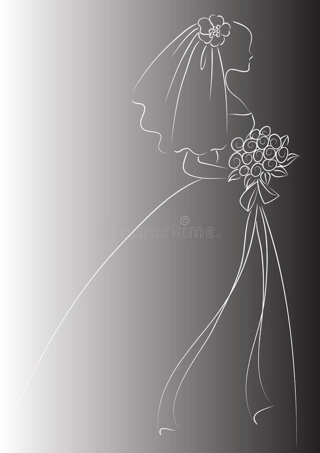 Bride with flower design editorial photography. Illustration of flower ...