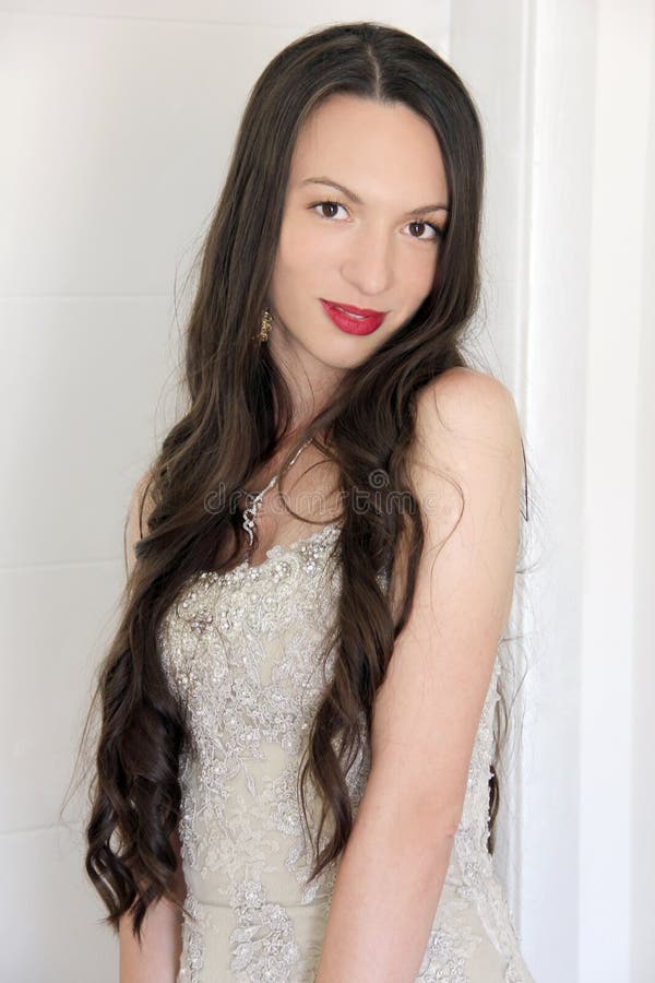 Beautiful bride stock image. Image of gown, jewelry, lovely - 43522617