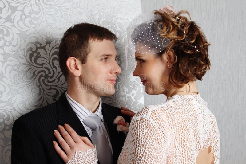 Bride and Groom stock photo. Image of female, groom, husband - 27683042