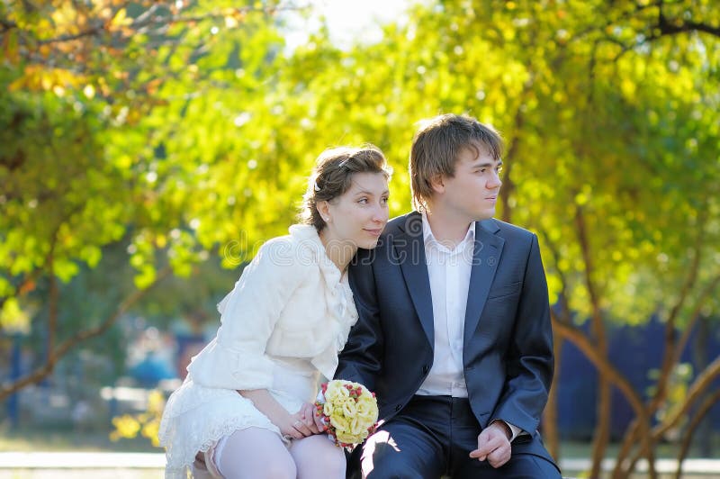 Bride and groom stock photo. Image of couple, betrothal - 27990292
