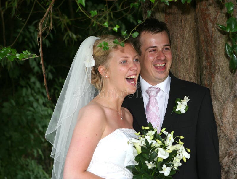 The Bride and Groom stock photo. Image of gold, nervous - 422604