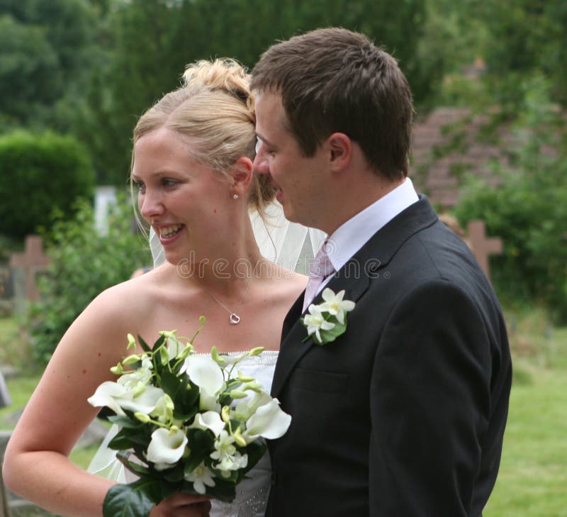 The Bride and Groom stock photo. Image of gold, nervous - 422604