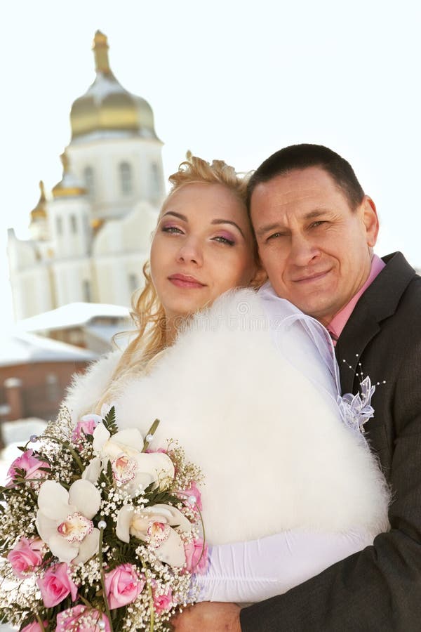 Groom and Bride in Luxury Background Stock Image - Image of christian ...