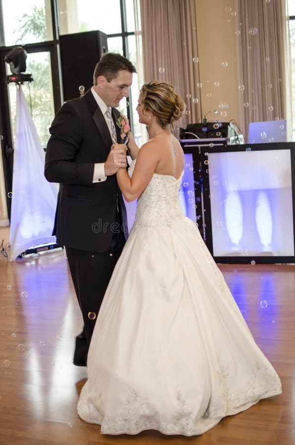 Bride and Groom dance stock image. Image of happy, dancing - 45539991