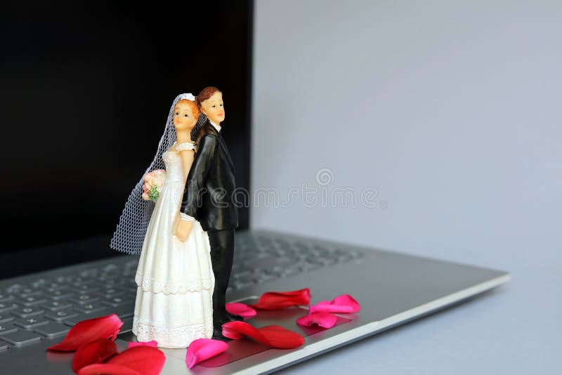 Finding a Partner on the Internet. Stock Photo - Image of searching ...