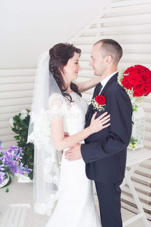 Bride and Groom stock photo. Image of love, people, newlywed - 48071598