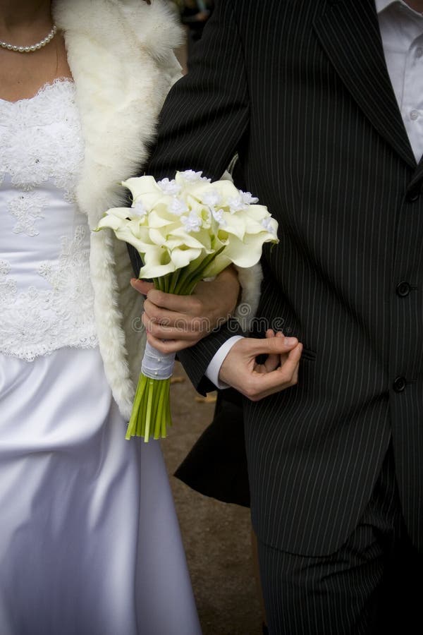 Bride and groom together stock image. Image of ceremonial - 4015695