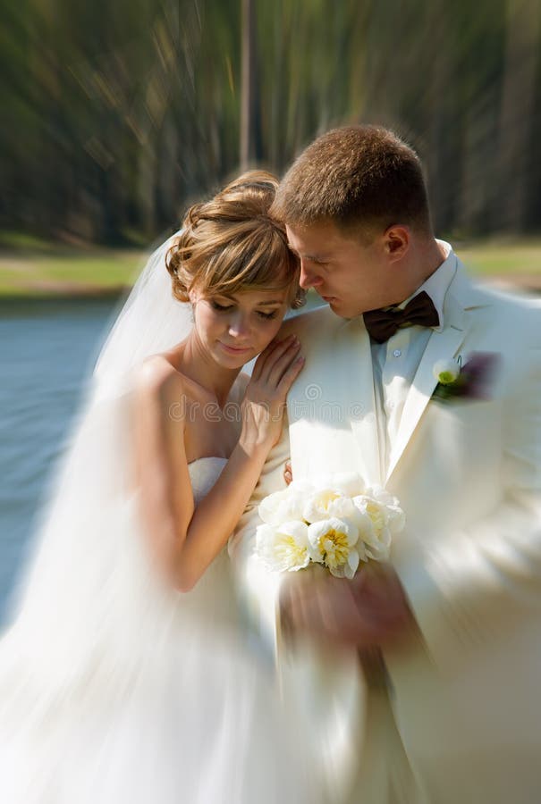 Bride and groom stock photo. Image of affair, spring - 32331088