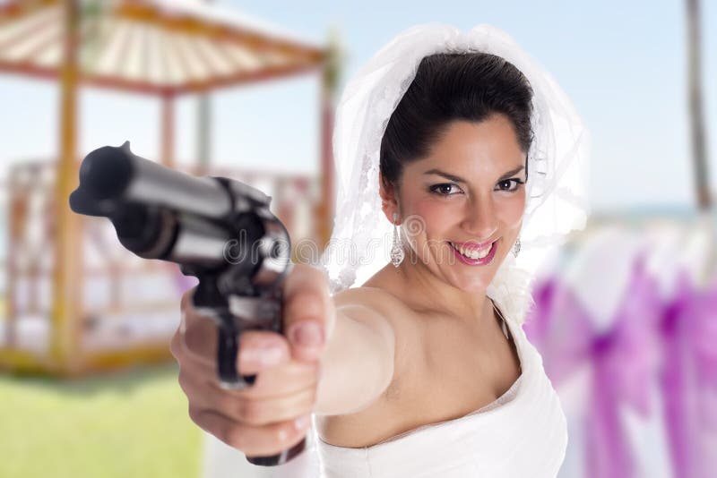 Wedding killer stock photo. Image of dress, shoot, metal - 30304758