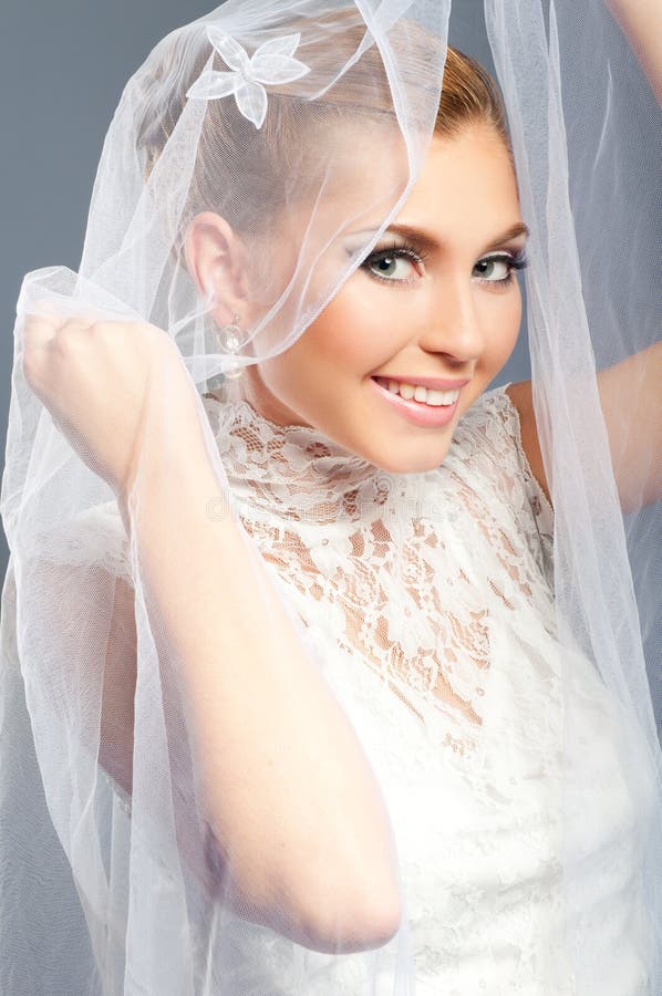 Bride portrait stock image. Image of look, holding, human - 21710217