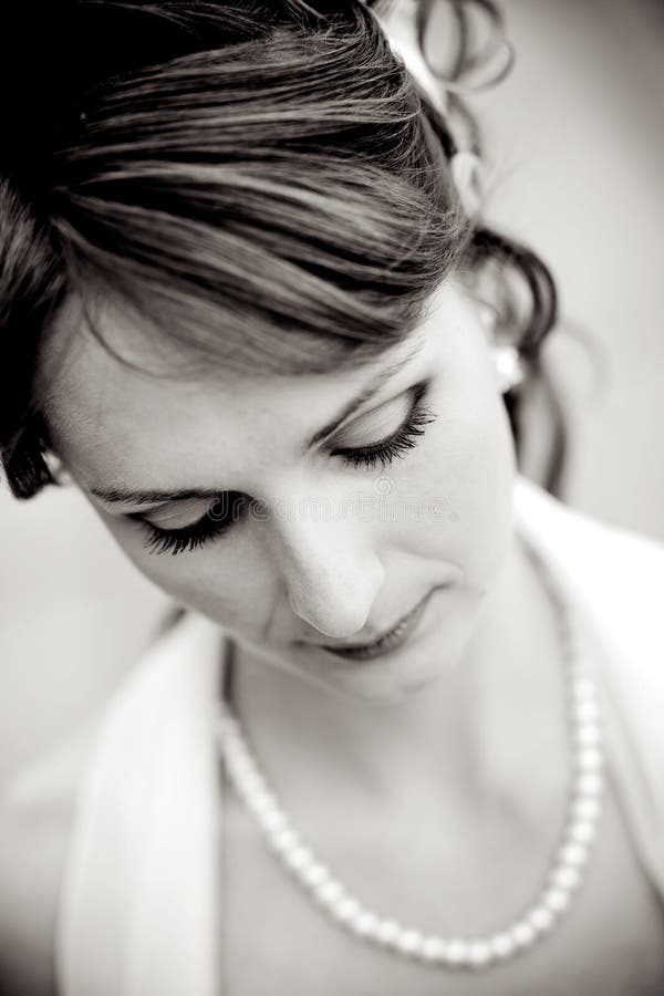 Bride portrait stock photo. Image of sensuality, girl - 6959694