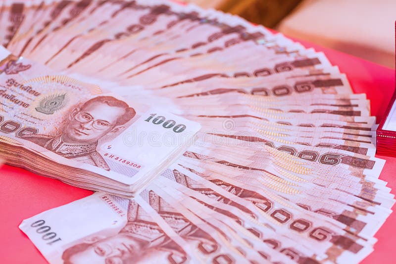 The Bride Price Was Being Prepared for the Wedding. Stock Photo - Image ...