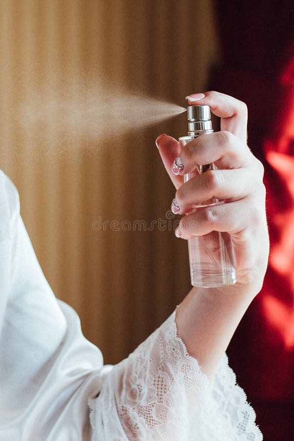 Bottle of Perfume for the Bride Stock Image - Image of scent ...