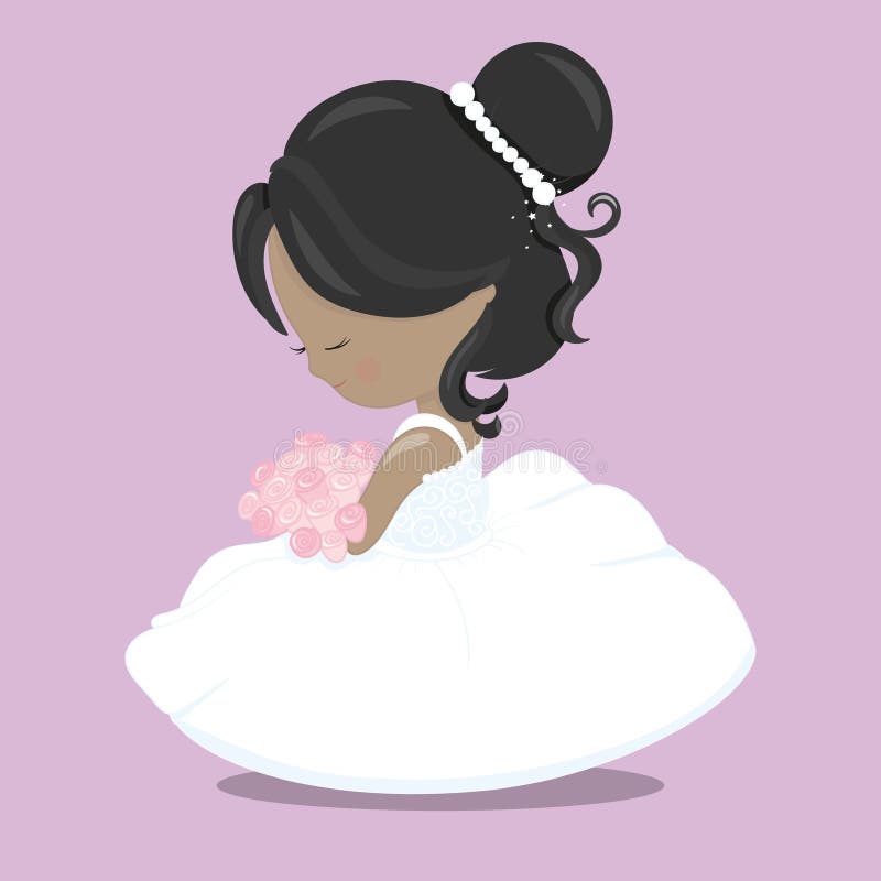 Bride sitting 01 stock vector. Illustration of cartoon - 198983909