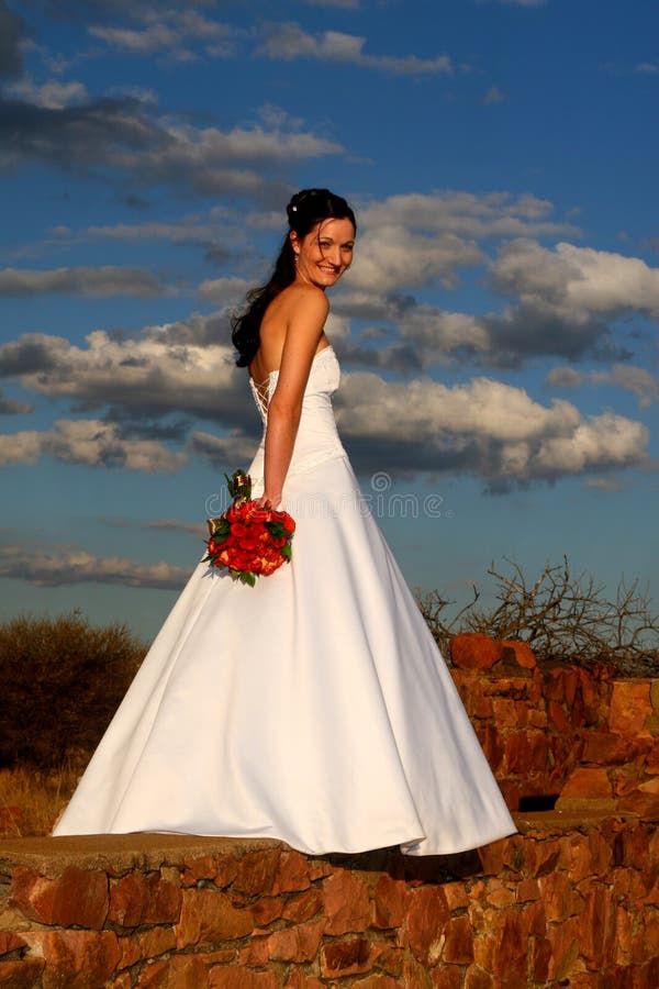 Bride Sky stock photo. Image of rose, rock, smile, clouds - 1201490