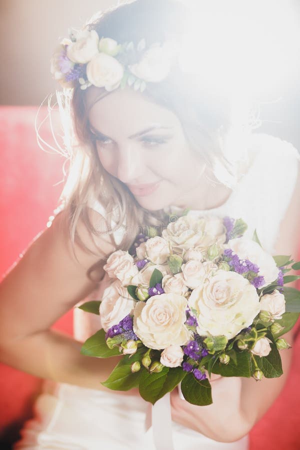 Bride soft light red stock photo. Image of human, girl - 65603678