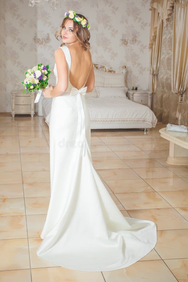 Bride spin dress stock image. Image of fashion, celebration - 65603203