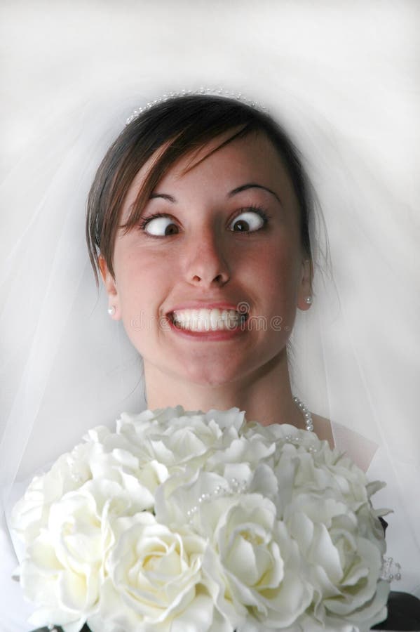 Bride Stress stock image. Image of caress, glancing, face - 1273721
