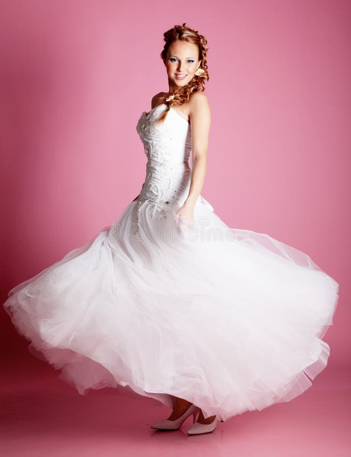 Bride in studio stock image. Image of lips, purity, face - 23481129