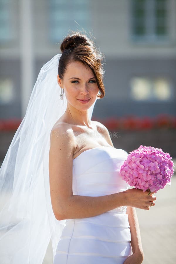 Bride on a wedding day stock photo. Image of wedding - 28627056