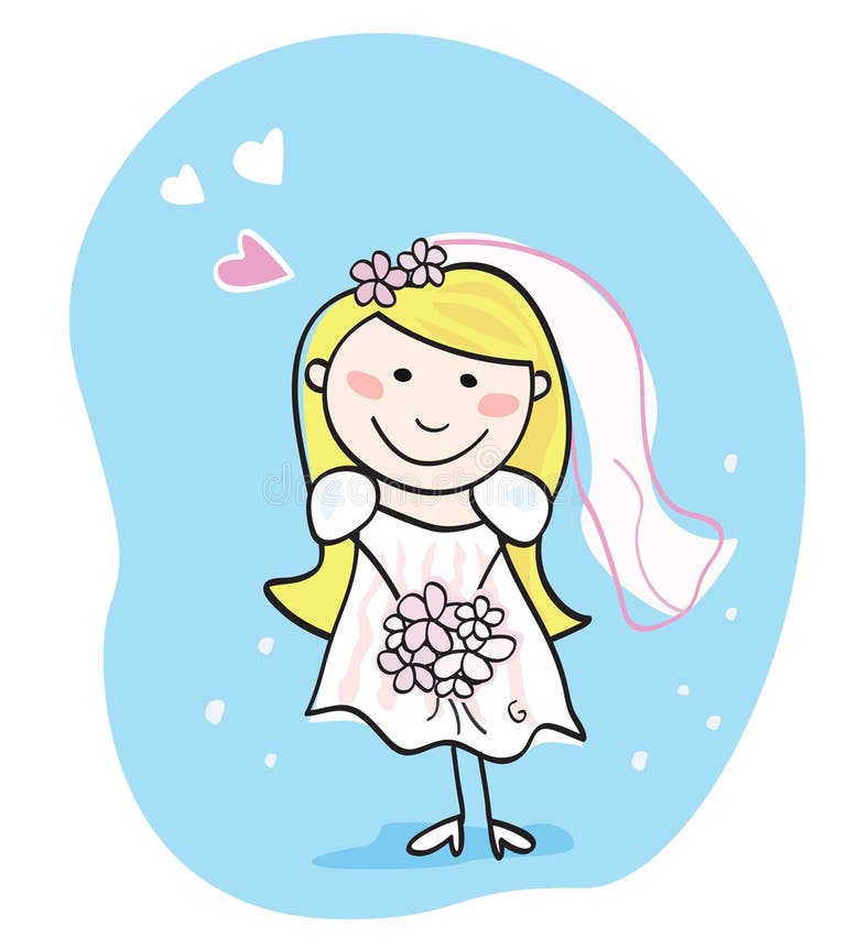 Happy Face Bride Stock Illustrations – 2,043 Happy Face Bride Stock ...