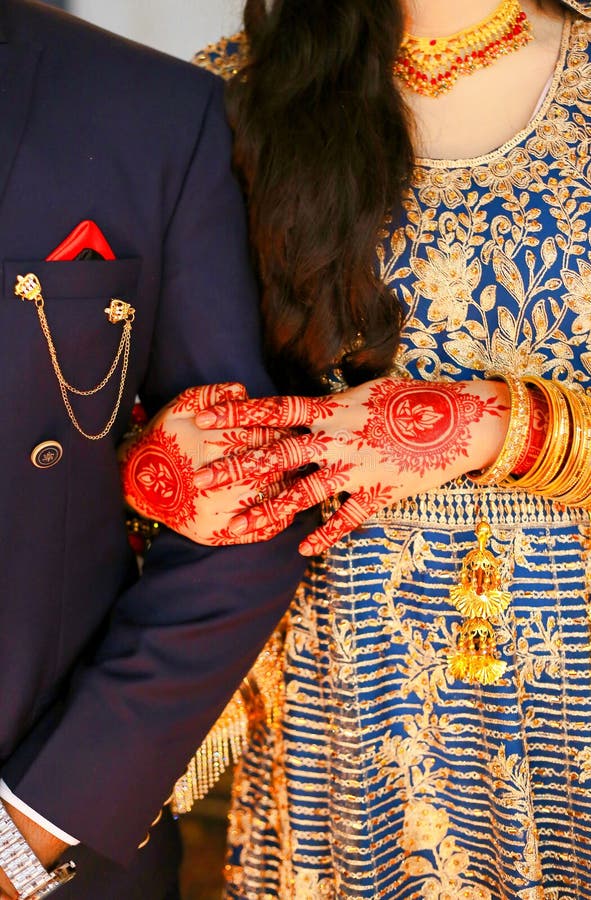 Brides and bridegroom hand stock image. Image of textile - 352458167