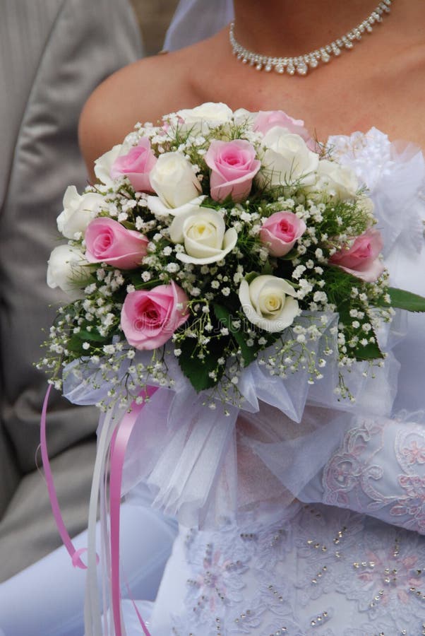 Brides flowers stock image. Image of happiness, happy - 7928351
