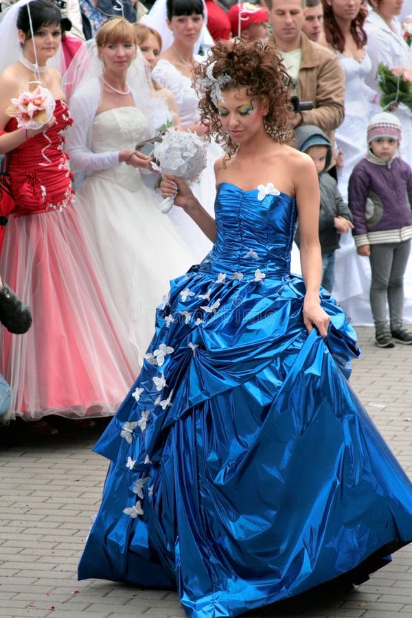 Brides parade 2010 editorial stock photo. Image of female - 14910043