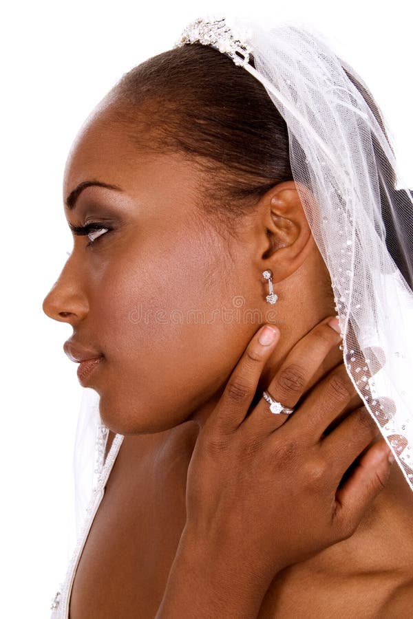 Brides profile stock photo. Image of ring, black, wedding - 2980032