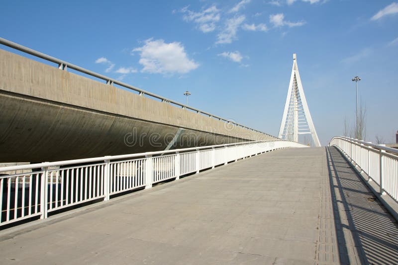Bridge stock image. Image of cable, white, xiangyun, highway - 23779103