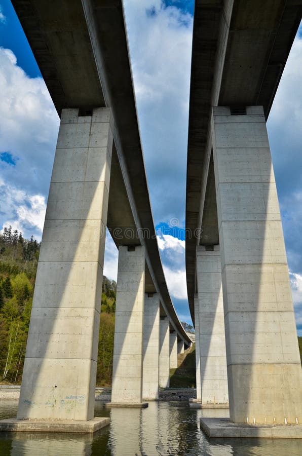 Bridge stock photo. Image of complex, holding, blue, nature - 24628520
