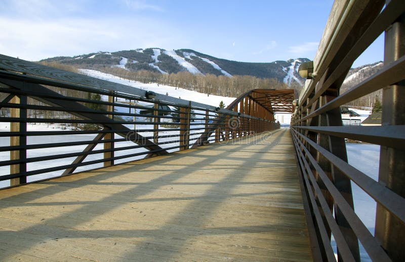 Bridge stock photo. Image of outdoor, mountain, resort - 8642586