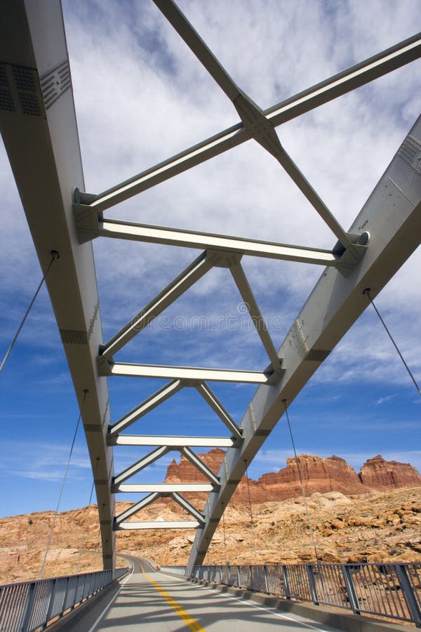 Bridge Above Canyon stock photo. Image of lake, utah, mountain - 3760170