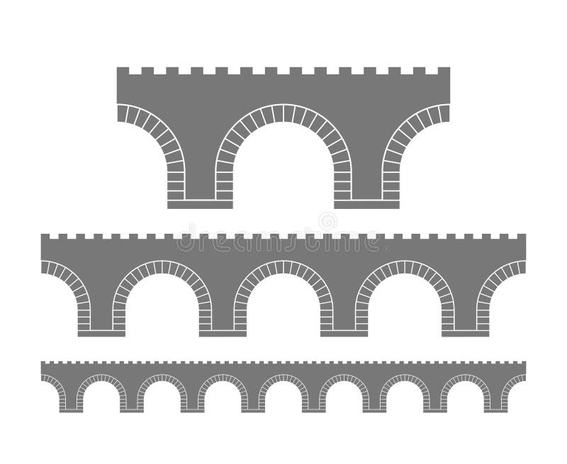 Bridge stock vector. Illustration of vintage, isolated - 82822227