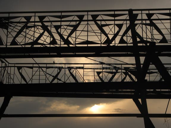 Bridge in abstraction. stock image. Image of abstraction - 141898753